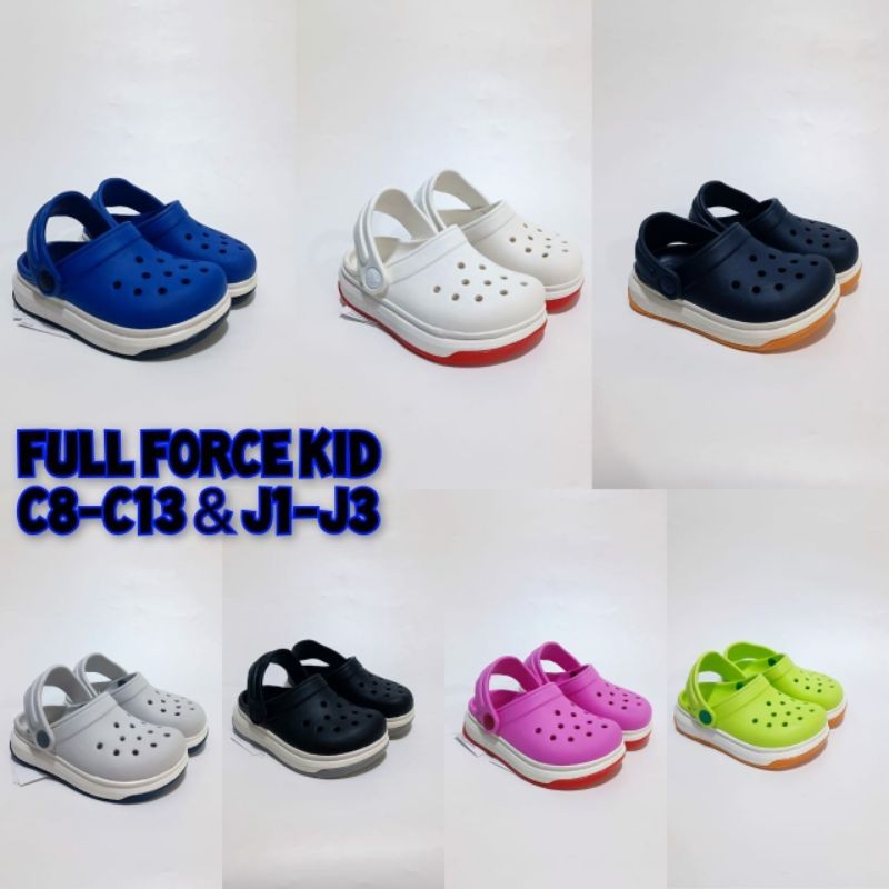 Jual CROCS FULL FORCE CLOG KIDS and JUNIOR | Shopee Indonesia