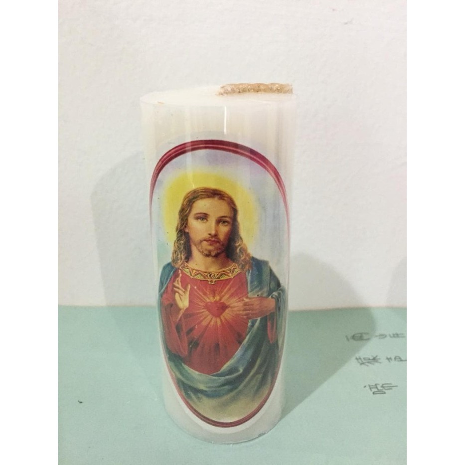 Jual Min Lilin Gambar Rohani Tinggi 10Cm, Diameter 4,5Cm - Lilin Gereja ...
