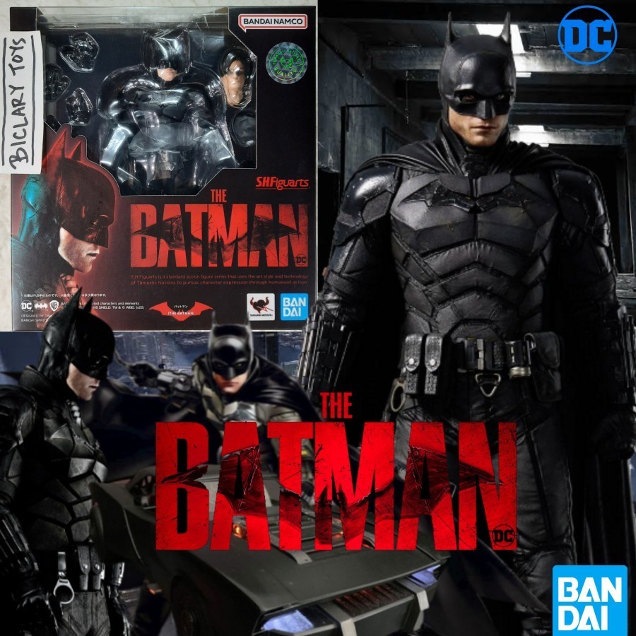 Jual ORIGINAL SHF Batman The Movie Robert Pattinson Mafex Size ORI ...