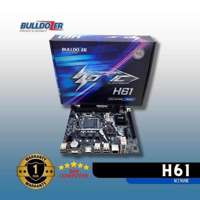 Jual New!! Motherboard H61 M.2 Nvme Slot Socket-1155 Merk Bulldozer H61 ...
