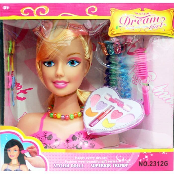 Jual Mainan Anak Hair Dool Dream Girl Muka Make Up Beauty Vogue Girl ...