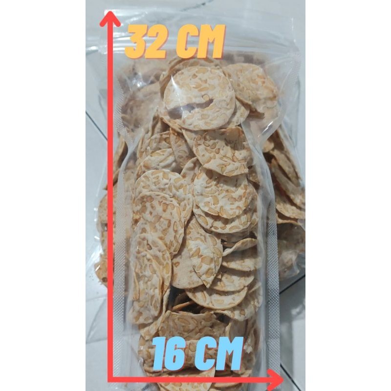 Jual TEMPE PREMIUM ORIGINAL 200 GRAM, KERIPIK TEMPE, TEMPE SAGU ...