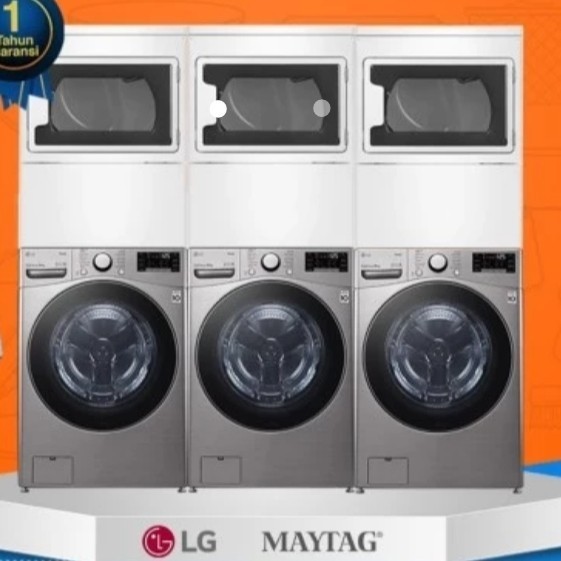 Jual MESIN LAUNDRY COIN WASHER LG 24KG DRAYER MAYTAG 15KG 3 SET ...