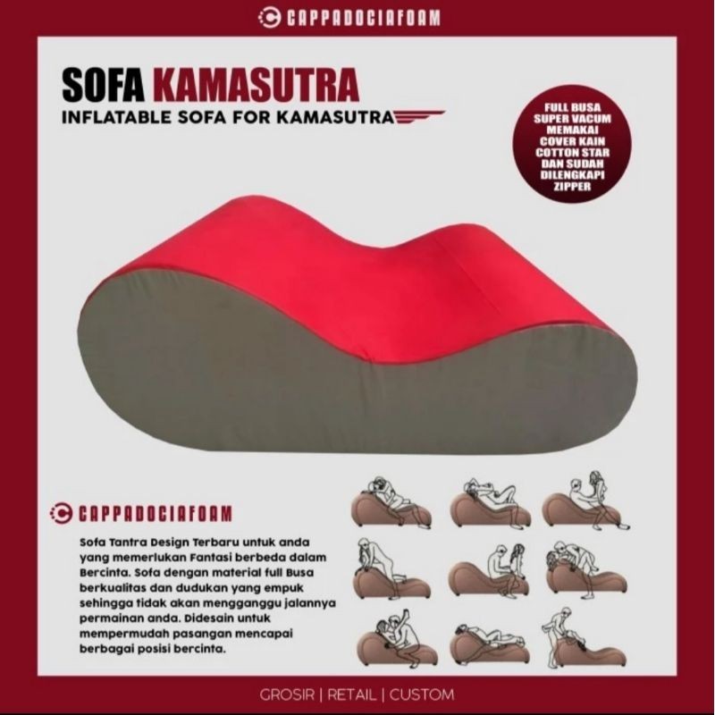 Jual SOFA CINTA | Sofa Portable Inflatable For Kamasutra Full Busa High Density Super Vacum ...