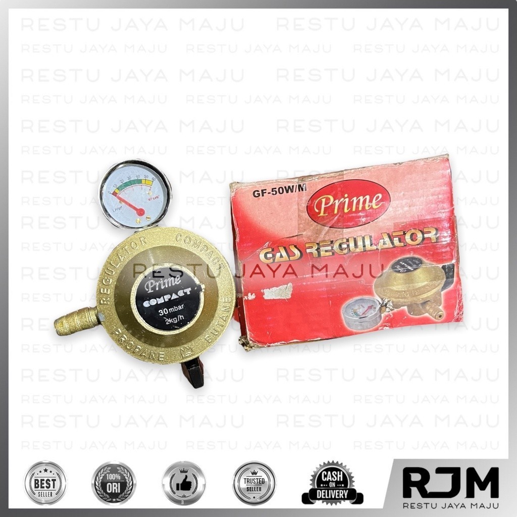 Jual PRIME Regulator LPG Meteran 30 Mbar Gas Kompor Meter | Shopee ...
