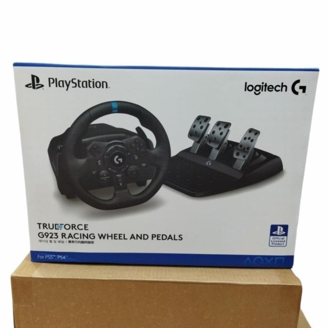 Jual Logitech G923 TRUEFORCE SIM Racing Wheel and Pedals For PS4 / PS5 / PC | Shopee Indonesia