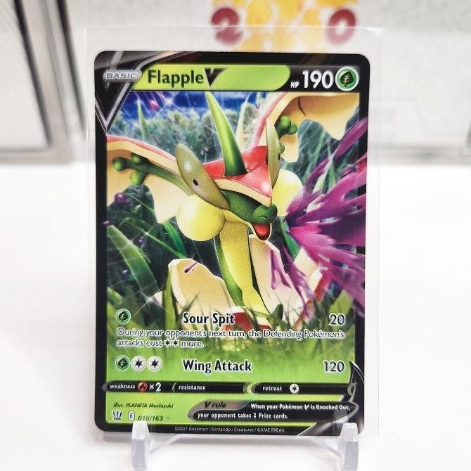 Jual FLAPPLE V 018 - Battle Styles - Pokemon TCG English | Shopee Indonesia
