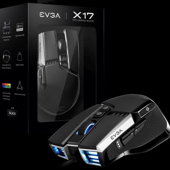 Jual EVGA GAMING MOUSE EVGA X17 GAMING MOUSE | Shopee Indonesia