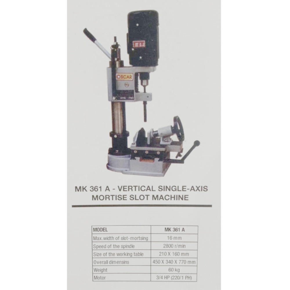 Jual Mesin Bor Bobok Kayu Mortiser 16mm OSCAR MK361A | Shopee Indonesia
