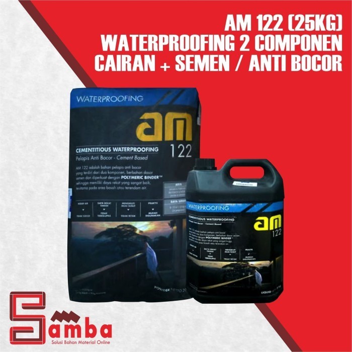 Jual Am 122 25 Kg Waterprofing 2 Komponen Cairan + Semen Pelapis Anti ...