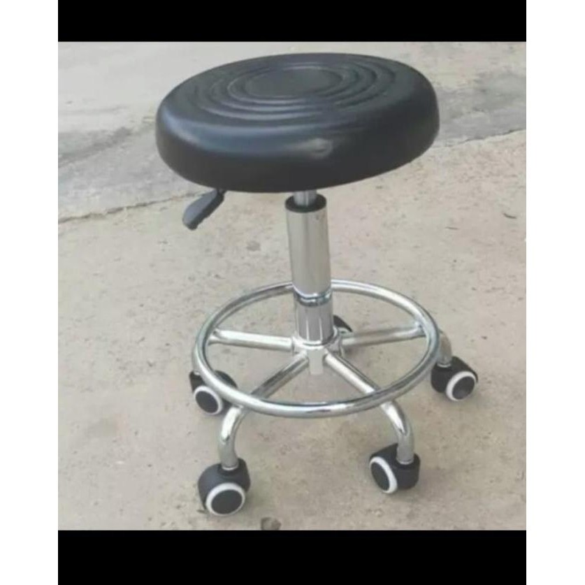 Jual Kursi salon hidrolik bulat kursi counter kursi lab roda barstool ...