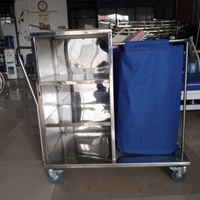 Jual Jual Trolley Linen Terbuka / Troli Laundry Rumah Sakit (Stainless ...