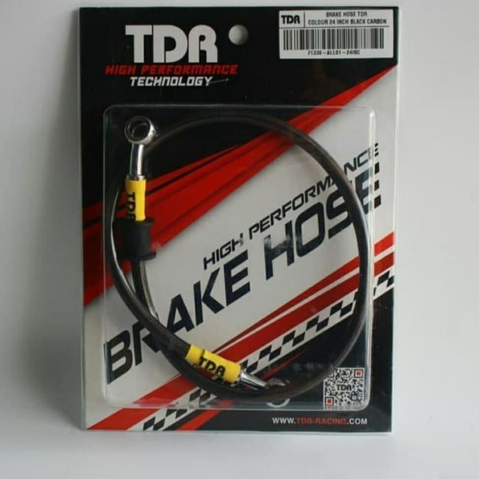 Jual Restock Selang Tdr Selang Rem Tdr Carbon 24Inchi 60Cm Hitam Carbon ...