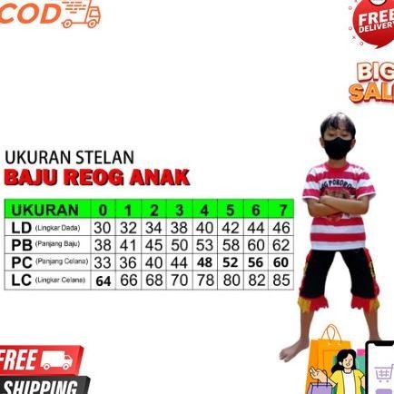 Jual COD SETELAN BAJU REOG + EMBONG | KAOS REOG ANAK PONOROGO | BAJU ...