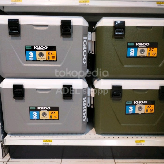 Jual Igloo 27L Cooler Box Nestable / Box Pendingin / Box Ikan | Shopee ...
