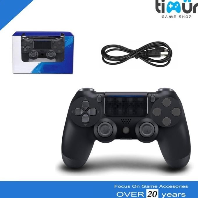 Jual Stick Stik Ps4 Pc Android Ios Wireless Ori Pabrik Op Warna Hitam ...