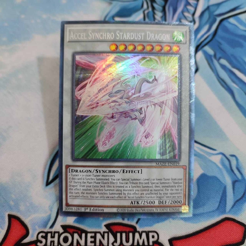 Jual yugioh accel synchro stardust dragon MAZE CR original | Shopee ...
