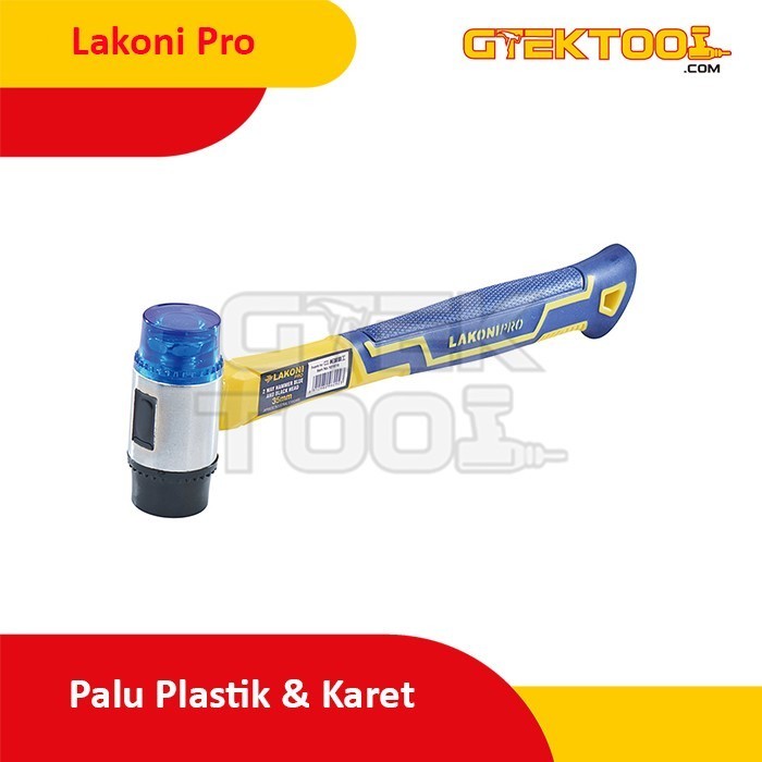 Jual Jetjo Tools Palu Plastik + Karet Two Way Rubber Plastic Hammer ...