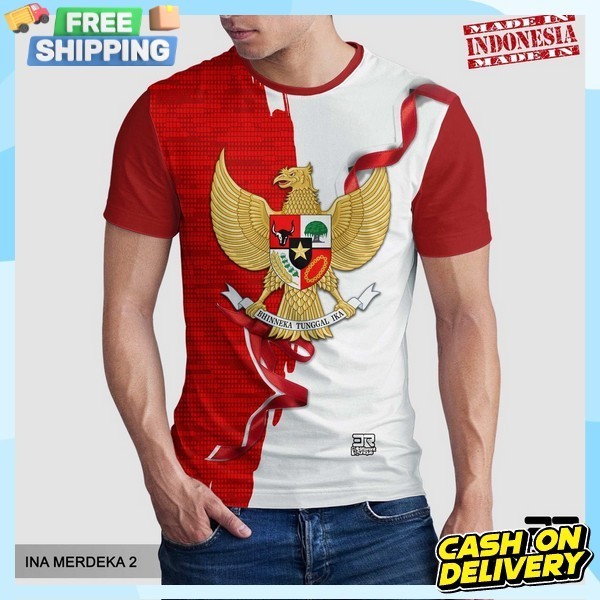 Jual Kaos Pria Wanita Agustusan Baj Ibuibu Merah Putih Kaoss Bapak Bapak Hut Kemerdekaan Pakaian ...