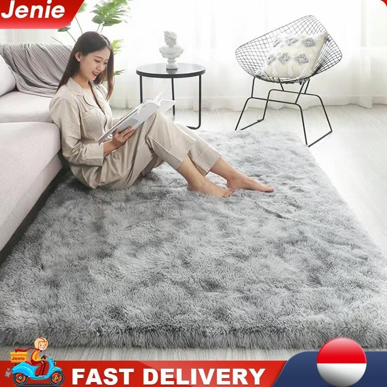 Jual Karpet Rasfur Bulu Jumbo 200 x 160cm Karpet Fluffy PremiumTebal ...