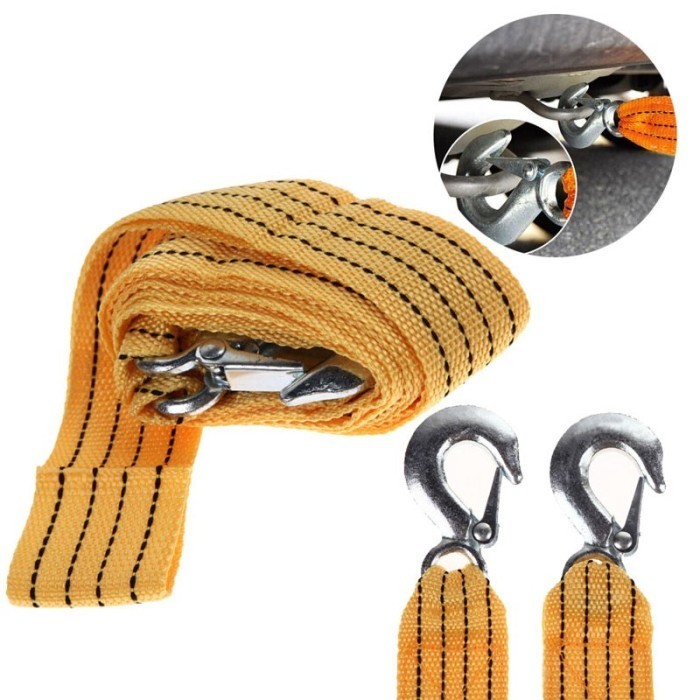 Jual JUAL CA019 TALI DEREK MOBIL 4 METER 3 TON CAR ROPE TALI PENARIK ...