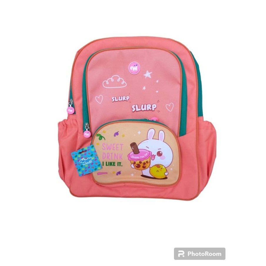 Jual WIGGLE I Sweet Drink ( Orange ) Backpack I Buku Tas Kotak Pensil ...