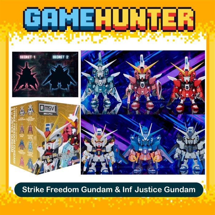 Jual Ready QMSV Mini Freedom Gundam Series / Strike Freedom Gundam ...
