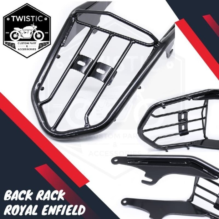 Jual BACK RACK RAK BARANG BAGASI BELAKANG MOTOR ROYAL ENFIELD CLASSIC ...