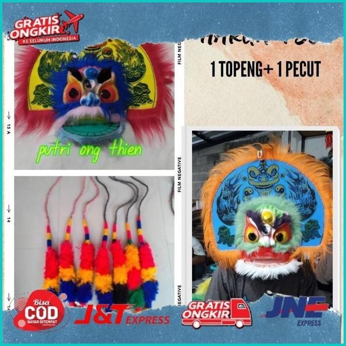 Jual Termurah!!! Promo 4.4 - 1 Set Topeng + Pecut Mainan Anak Sd Topeng ...