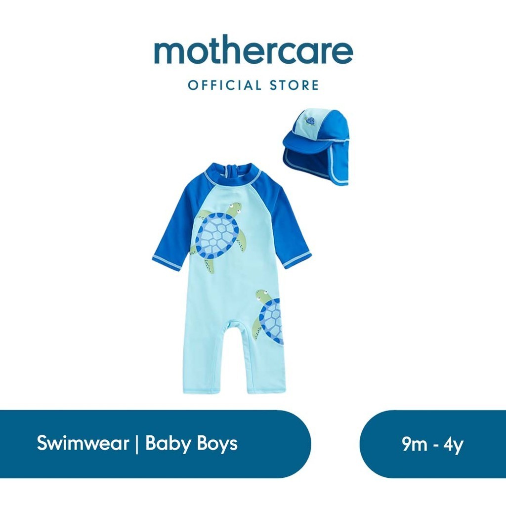 Jual Mothercare Turtle Sunsafe Suit and Keppi Set UPF50+ - Baju Renang ...