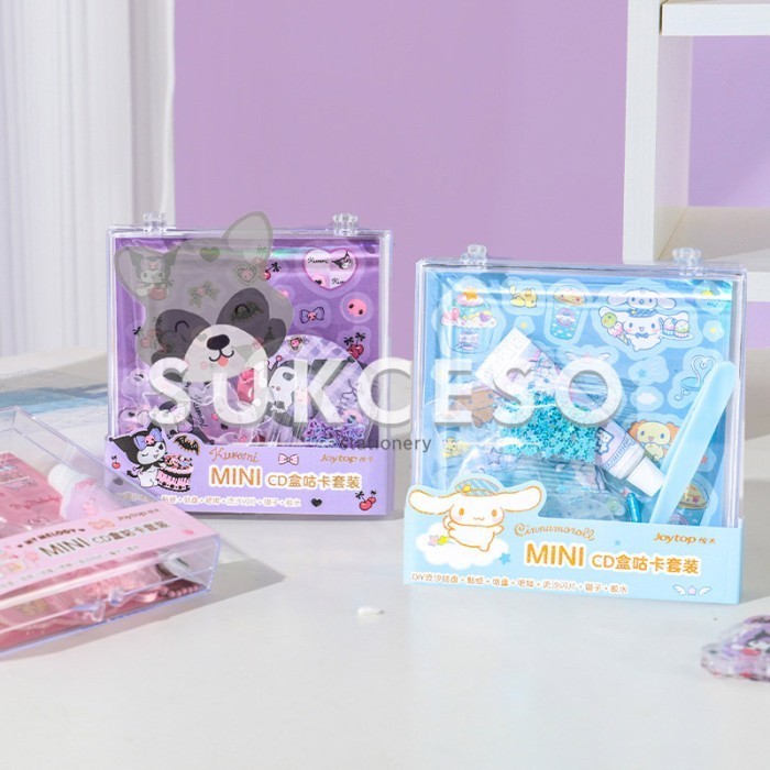 Jual Diy Stickers Keychain Making Guka Kit Mini Cd Box / Sticker Set ...