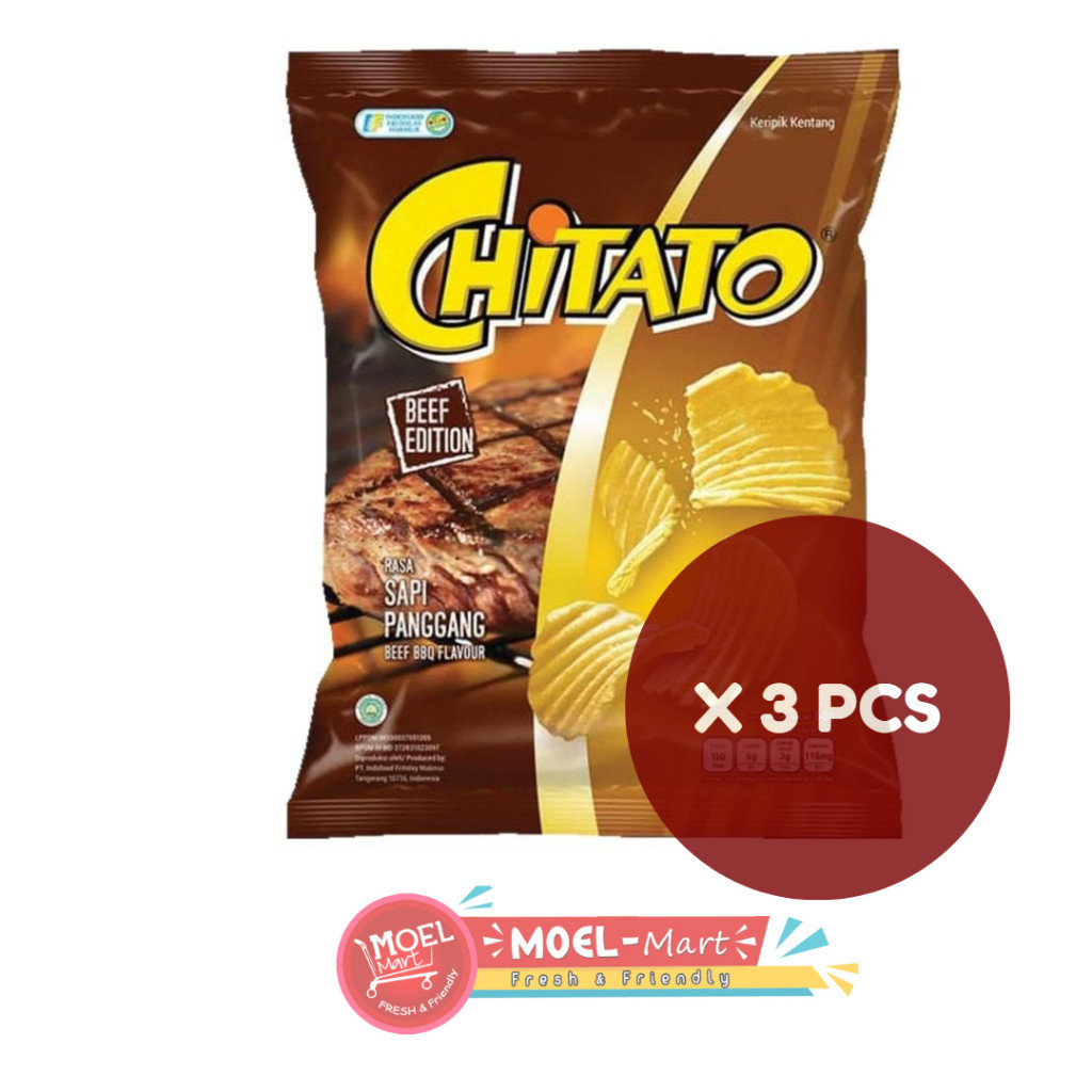Jual CHITATO SAPI PANGGANG 3 Pcs x 19.5GR | Shopee Indonesia