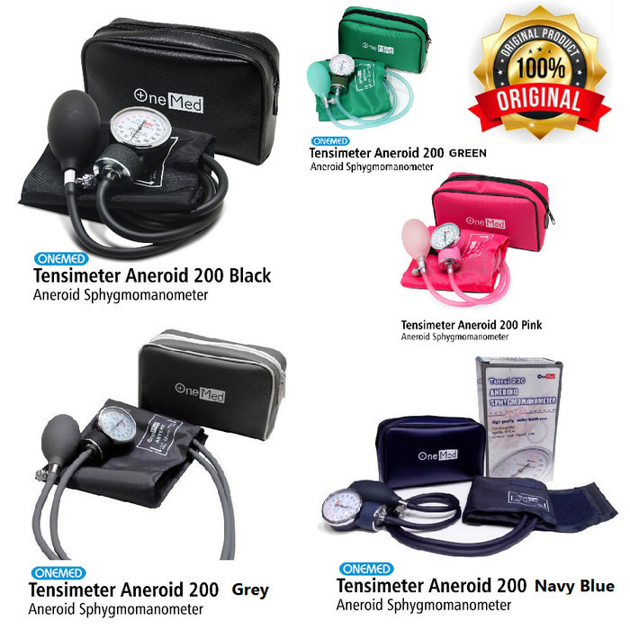 Jual Tensimeter Jarum Onemed Tensi meter Manual Aneroid 200 Onemed ...