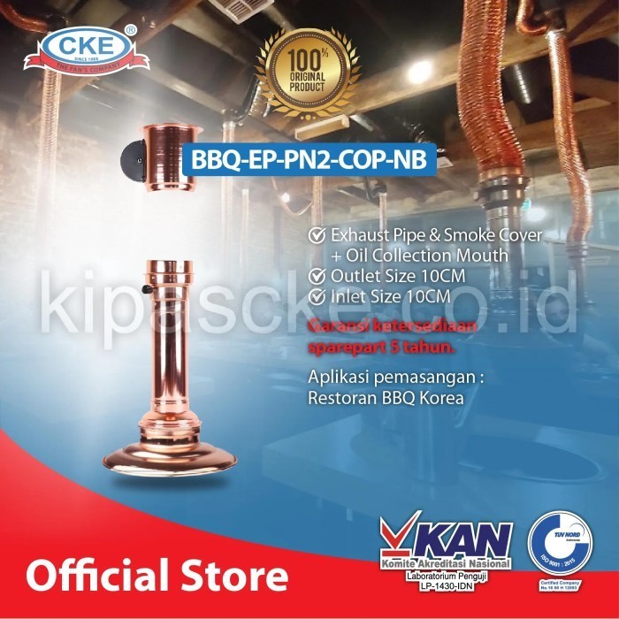 Jual Korean BBQ Exhaust Pipe Copper BBQ-EP-PN2-COP-NB Pipa Eksos BBQ ...