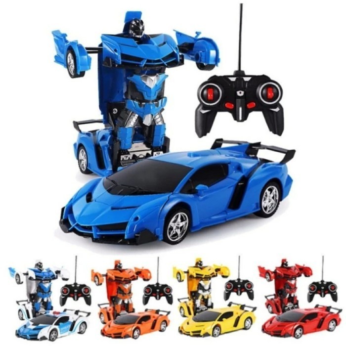 Jual mobil remote control Rc transformers robot mobil 2 in1 ...