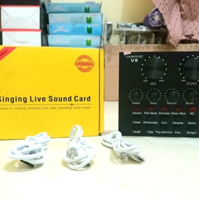 Jual Update Soundcard Audio V8 Live Singing Mixer Eksternal V8 Update ...