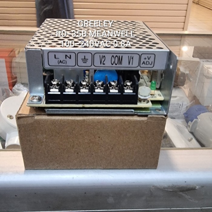 Jual New!! RD-35B MeanWell Power Supply Double Output V1 +5V(2,2A) V2 ...