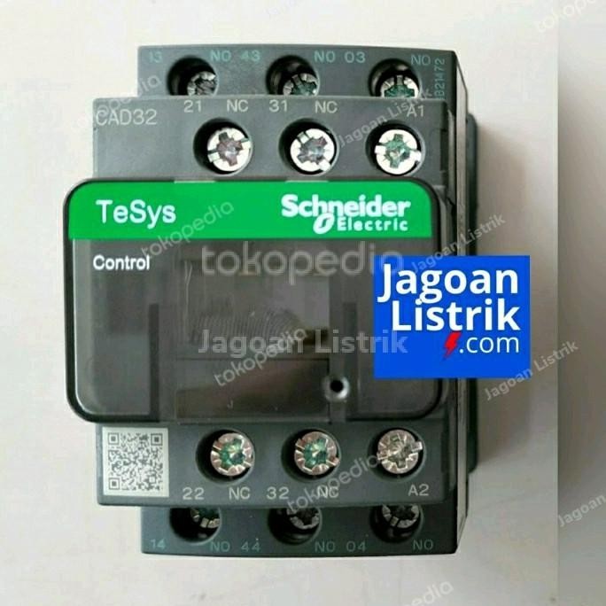 Jual Kontaktor Relay Kontrol CAD32FD Schneider CAD32 110V DC CAD32 FD ...