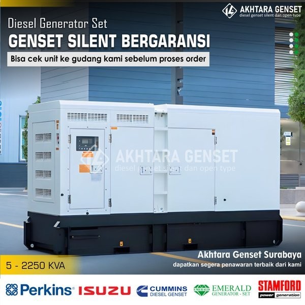 Jual HARGA GENSET - 350 kva Perkins Cummins Isuzu Emerald Stamford | Shopee Indonesia