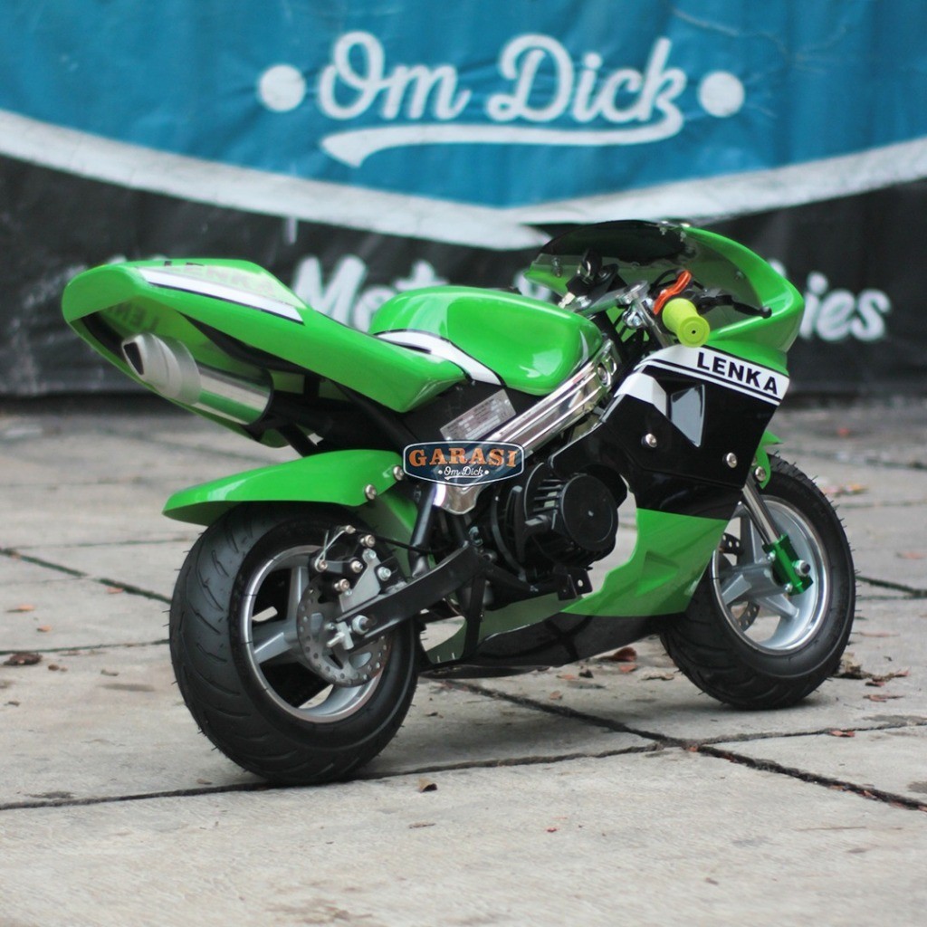 Jual motor mini trail gp 50cc lenka std mesin tarik 2 tak | Shopee ...