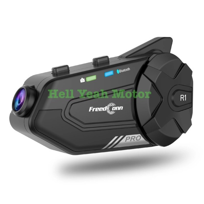 Jual Intercom Freedconn R1 Pro Bluetooth Helm 2 Mic Qhd 2K Camera 6 ...