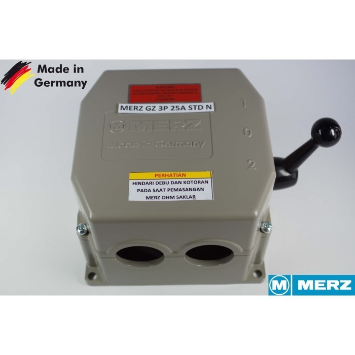 Jual MERZ GZ 25A/3P BUATAN JERMAN STD N COS/Ohm Saklar/Handle Genset ...