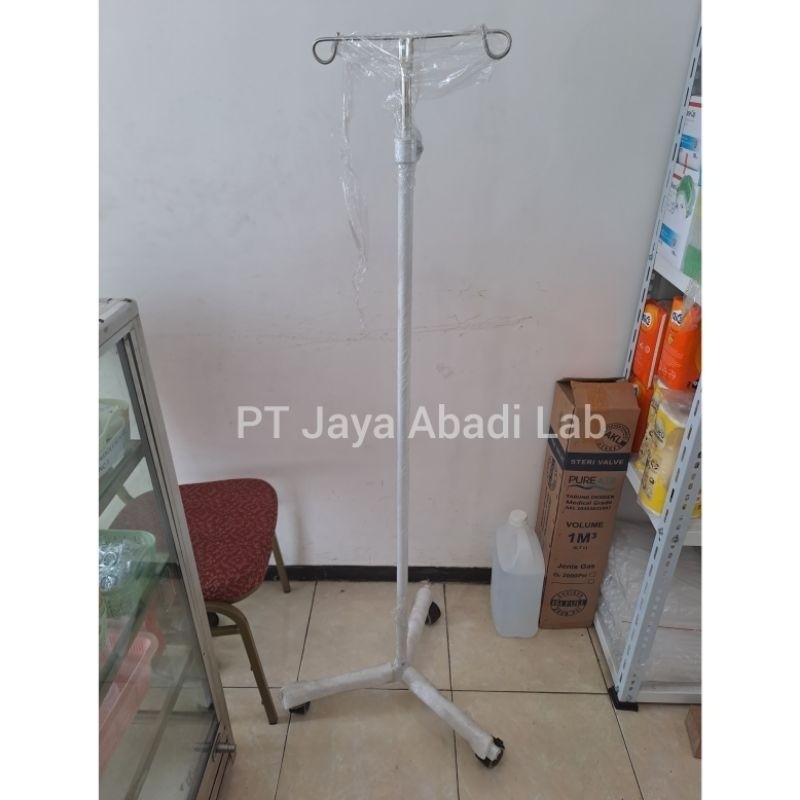 Jual stand infus standard infus besi powder coating indomed onemed ...
