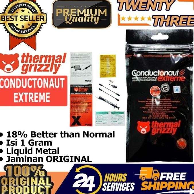 Jual Thermal Grizzly Pasta Paste Conductonaut Extreme Liquid Metal 1 ...