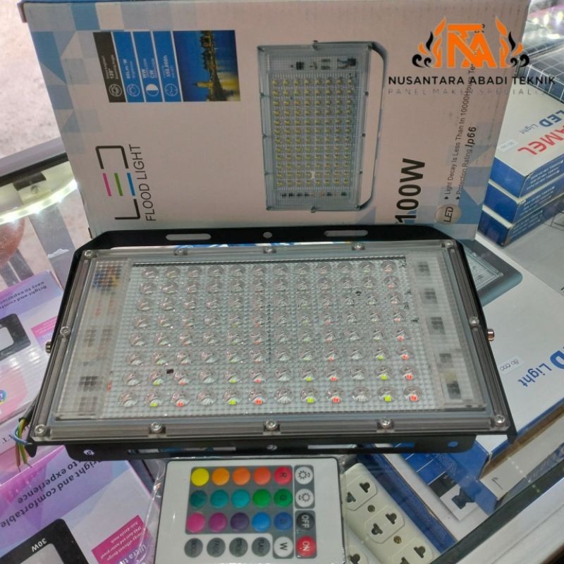 Jual LAMPU LED FLOOD LIGHT 100W | Shopee Indonesia