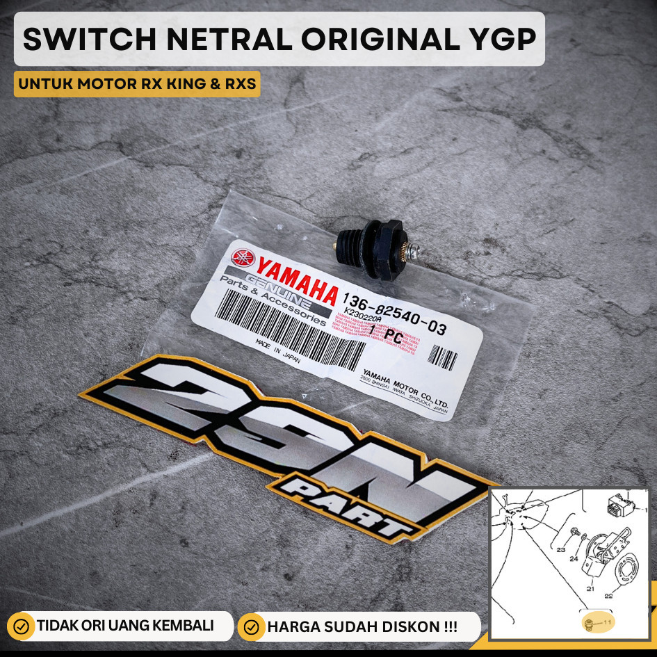 Jual Swit switch netral Rx king RXK ORIGINAL YGP 136-82540-03 made in ...