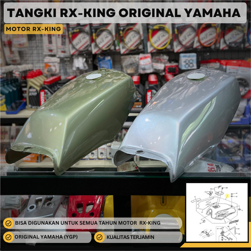 Jual TANGKI RX KING ORIGINAL YAMAHA GENUINE PART WARNA POLOSAN | Shopee ...