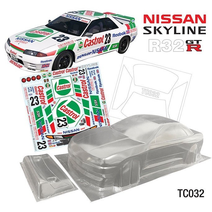 Jual TEAM C NISSAN R32 GTR BODY SET | Shopee Indonesia