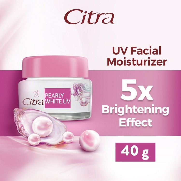 Jual Citra Moisturizer Krim Wajah Pearly Glow UV 40g | Shopee Indonesia