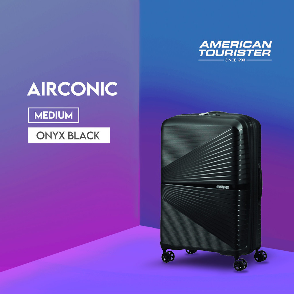 Jual American Tourister Airconic Koper Hardcase Medium 24 Inch - Onyx ...